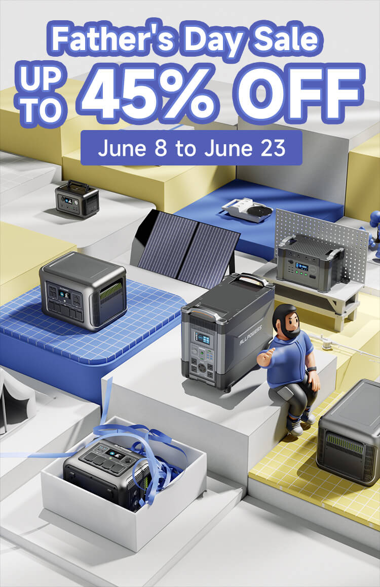 Buy Allpowers Solar Generator Portable Power Station & Solar Panels