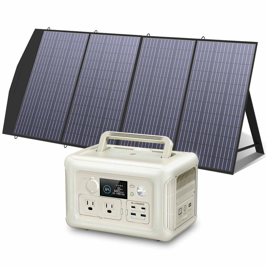 ALLPOWERS R600 Portable Power Station 600W 299Wh LiFeP04 Battery