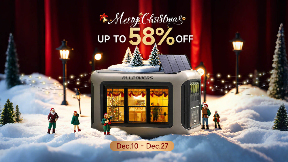 ALLPOWERS®:Solar Generator kit ,Portable Power Station & Solar Panels