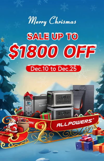 Allpowers Best Solar Generator Portable Power Station & Solar Panels