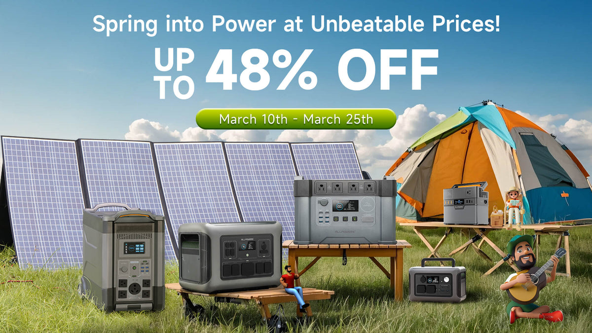 ALLPOWERS®:Solar Generator kit ,Portable Power Station & Solar Panels